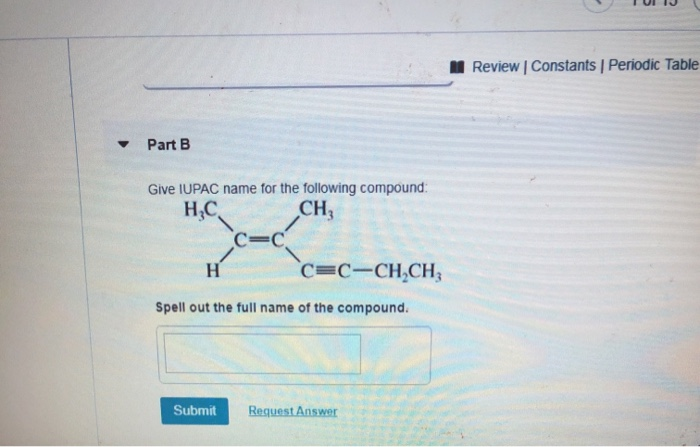 Solved TULIJ Review | Constants Periodic Table Part B Give | Chegg.com