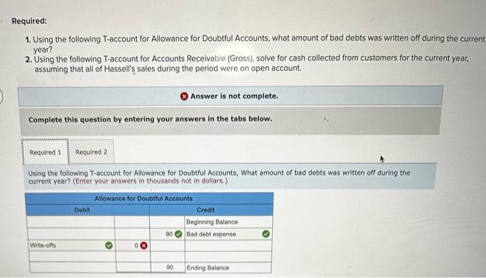 Solved On its recent financial statements. Hassell Fine | Chegg.com