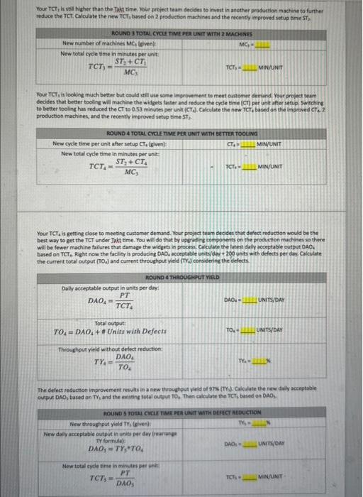 Solved rate to get total oyche time per one to conpare te | Chegg.com