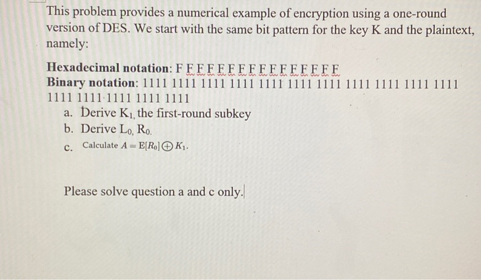 Solved This problem provides a numerical example of | Chegg.com