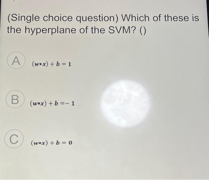 Solved (Single choice question) Which of these is the | Chegg.com
