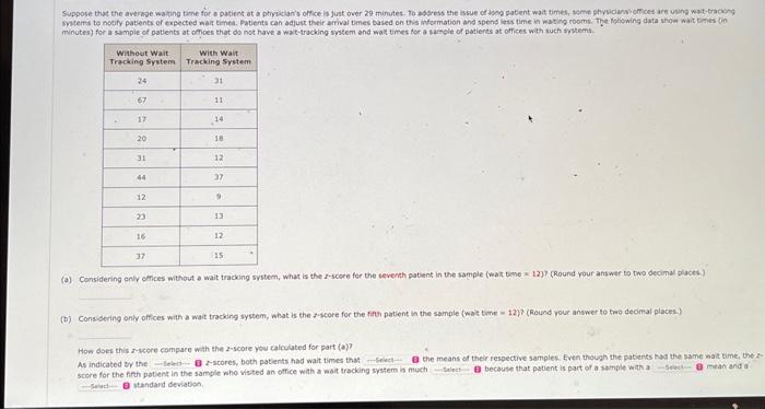 Solved (a) Considering oniv oflices without a wait tracking | Chegg.com