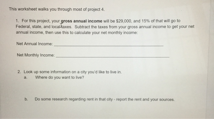 Solved This worksheet walks you through most of project 4. | Chegg.com