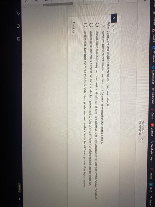 Solved Calender MyWSU • WSU Email Normal Email Blackboard | Chegg.com