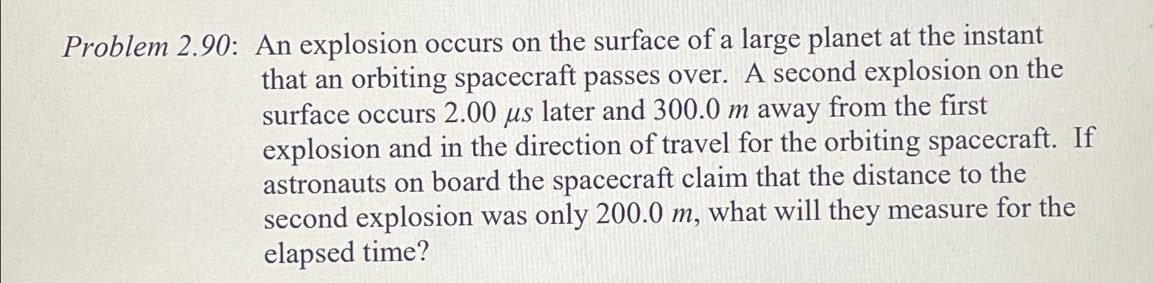 Solved Problem 2.90: An explosion occurs on the surface of a | Chegg.com