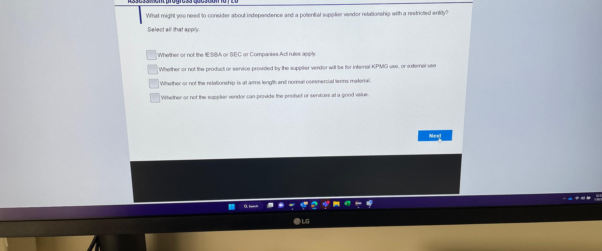 Solved What might you need to consider about independence | Chegg.com