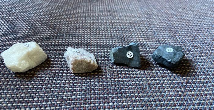Solved these are metamorphic rock samples and it says to | Chegg.com