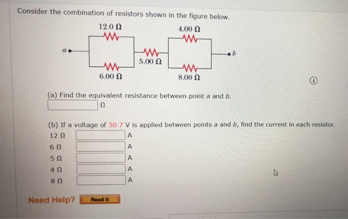 Solved Consider the combination of resistors shown in the | Chegg.com