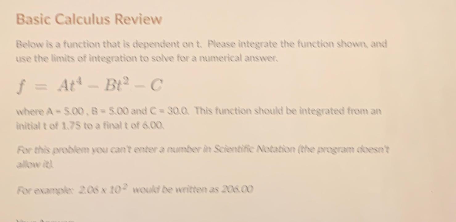 Solved Basic Calculus ReviewBelow is a function that is | Chegg.com