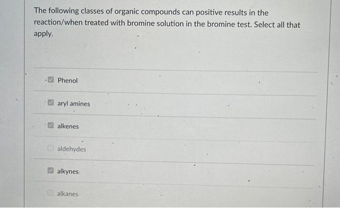 Solved The 2,4-dinitrophenylhydrazine (DNPH) test is used to | Chegg.com