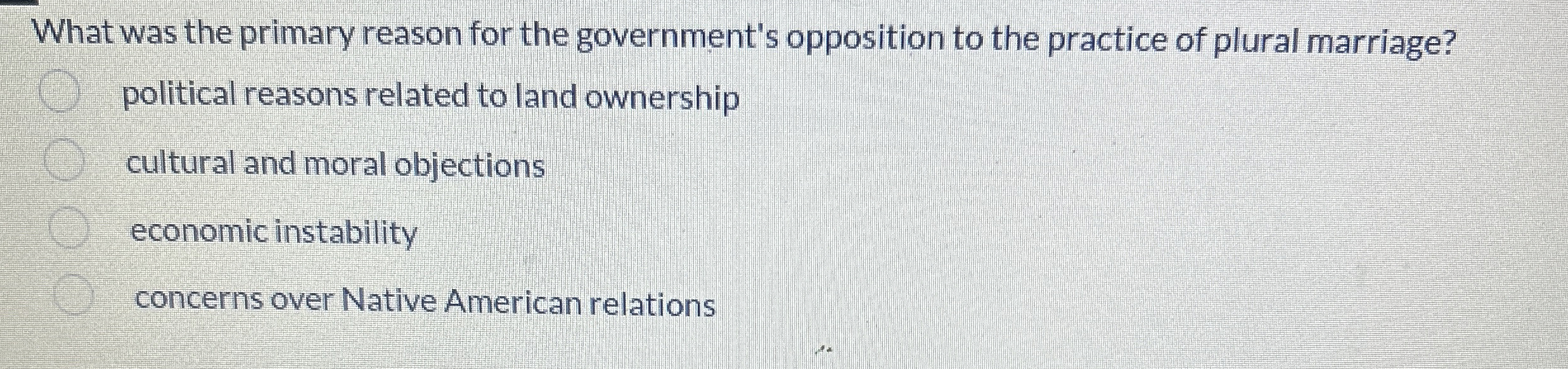 Solved What was the primary reason for the government's | Chegg.com