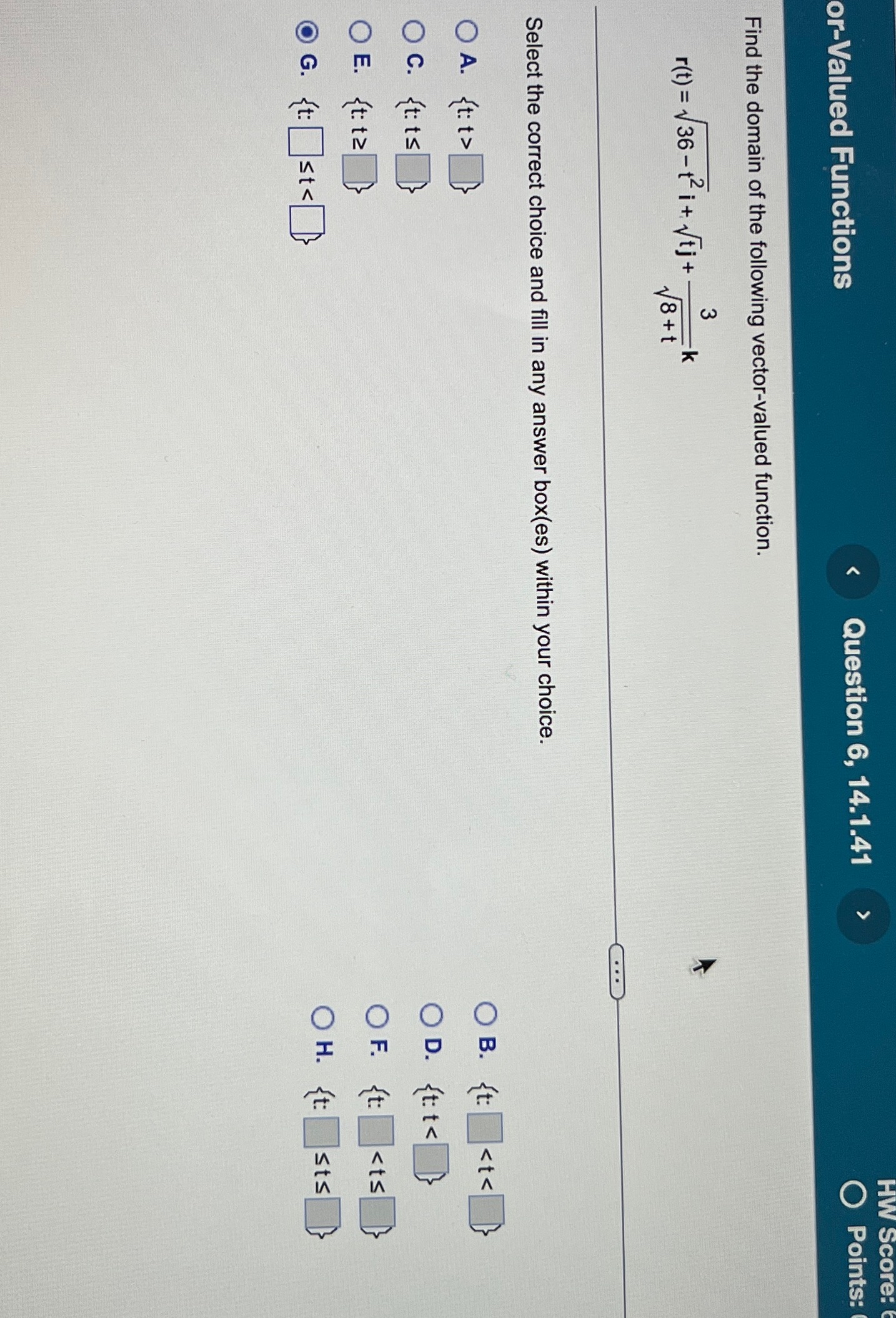 Solved or-Valued FunctionsQuestion 6, 14.1.41HW score:Find | Chegg.com