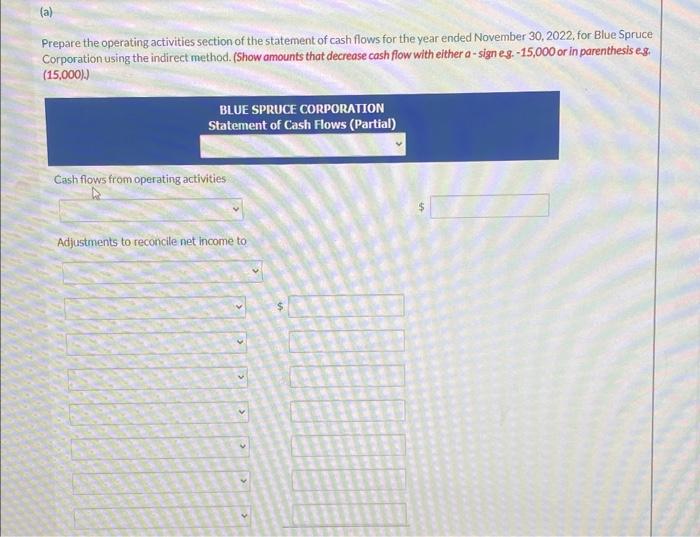 Solved The statement of income of Blue Spruce Corporation is | Chegg.com
