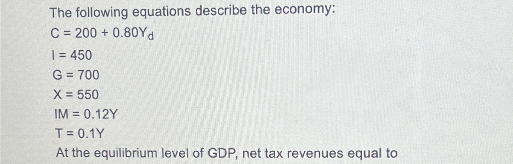 Solved The following equations describe the | Chegg.com