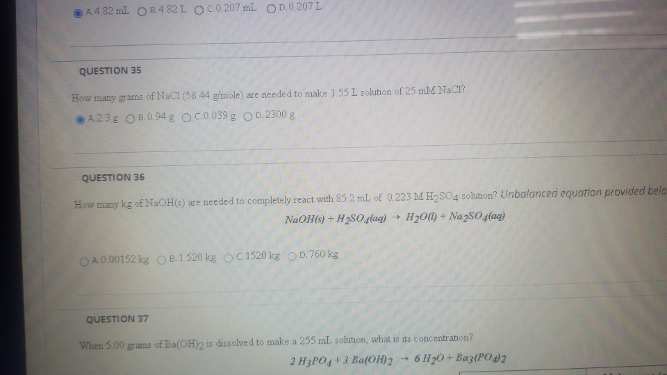 Solved QUESTION 45 Consider the following generic chemical | Chegg.com