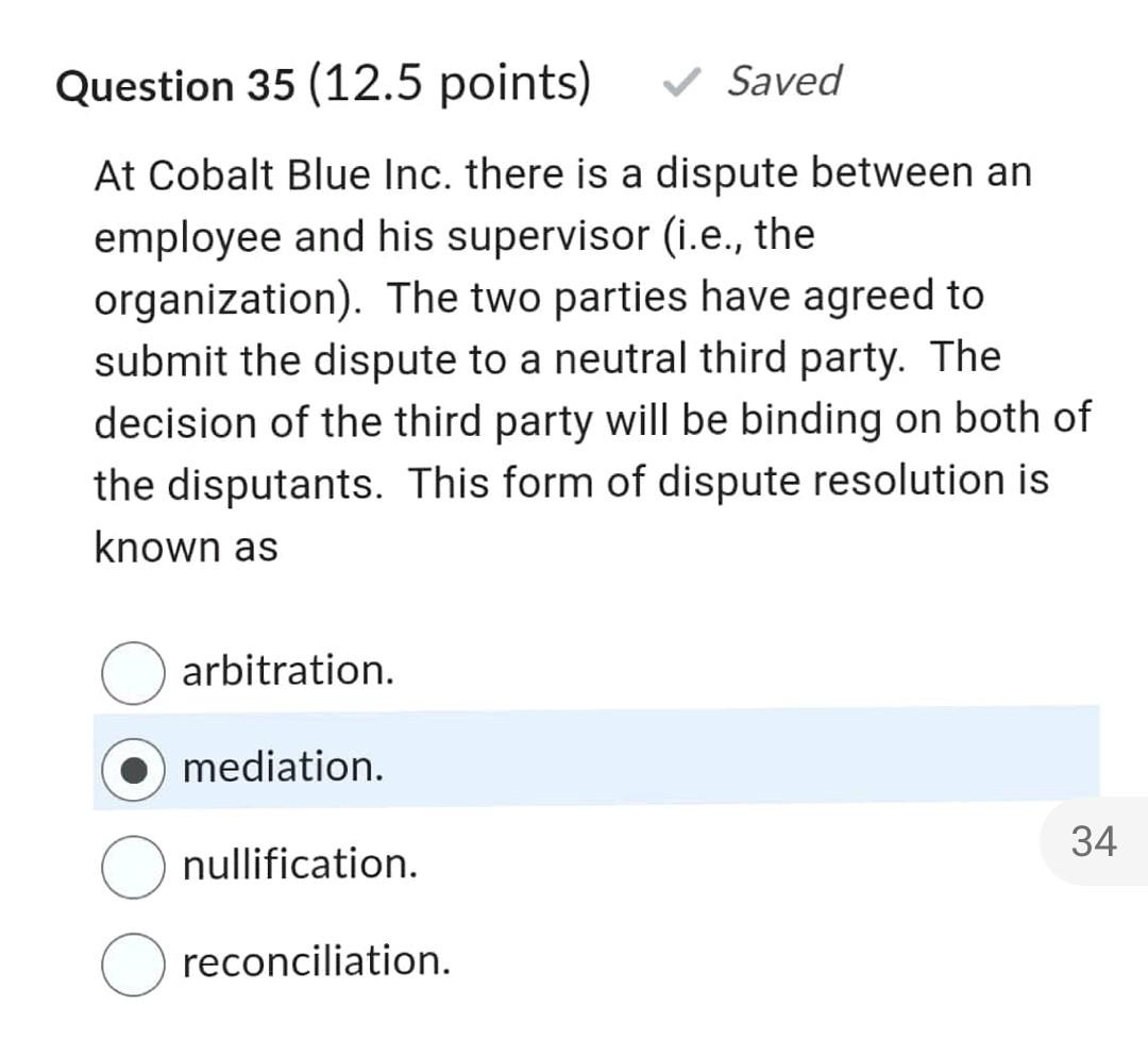 Solved Sir I Have Doubt The Answer Mediation Is Not Correct