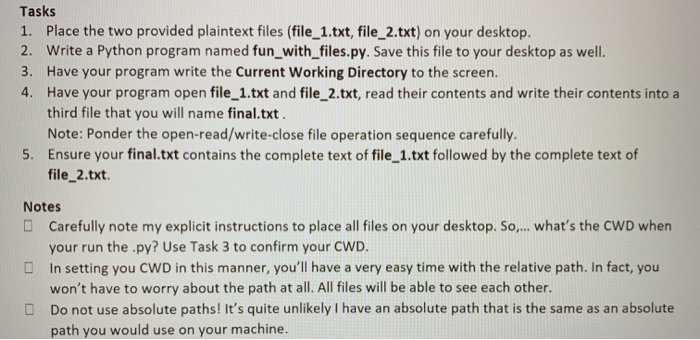 Solved Tasks 1. Place the two provided plaintext files | Chegg.com