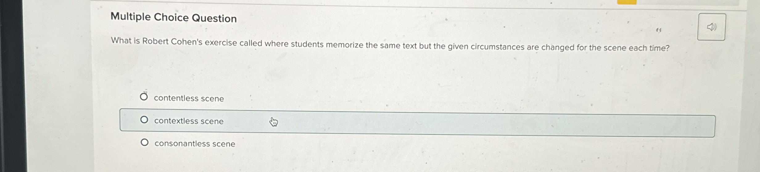 Solved Multiple Choice QuestionWhat is Robert Cohen's | Chegg.com