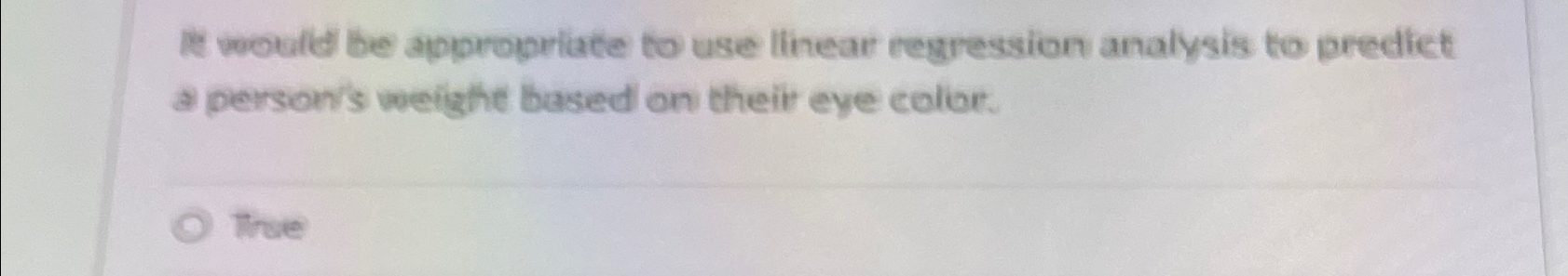 Solved it would be approprlate to use linear regression | Chegg.com