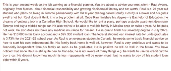 Solved This is your second week on the job working as a | Chegg.com