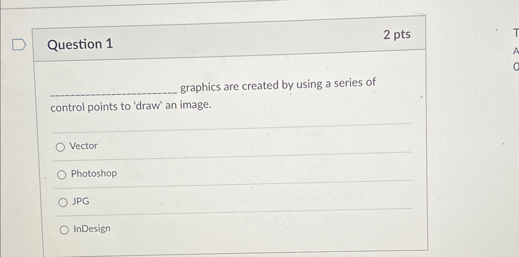 Solved Question 12 ﻿ptsgraphics are created by using a | Chegg.com
