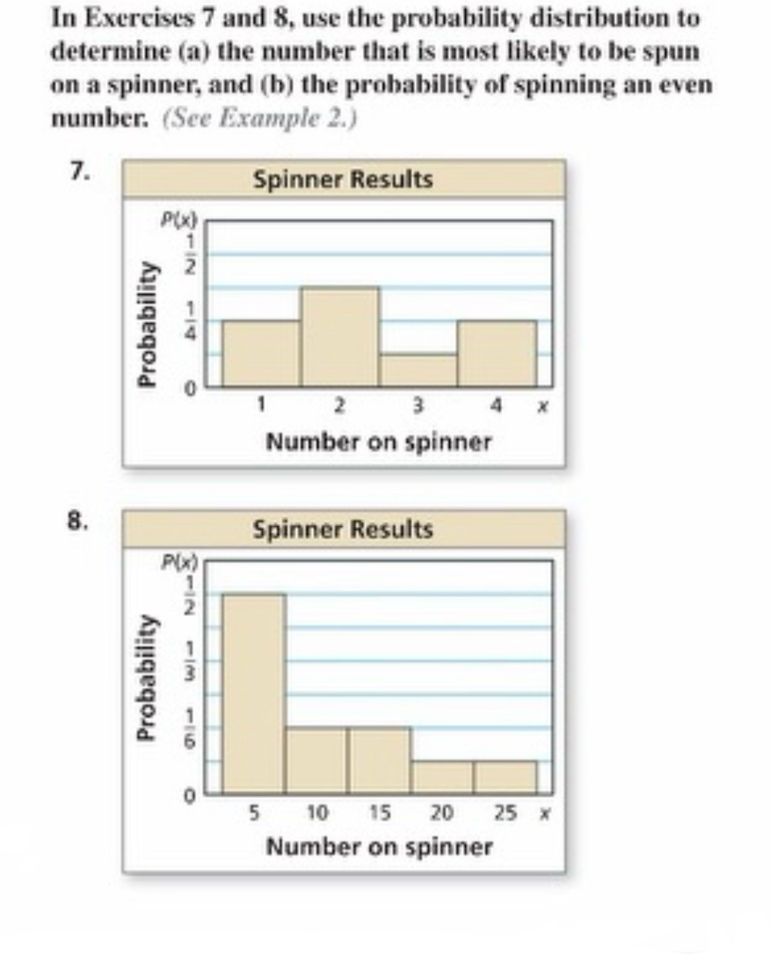 Solved In Exercises 7 ﻿and 8 , ﻿use the probability | Chegg.com