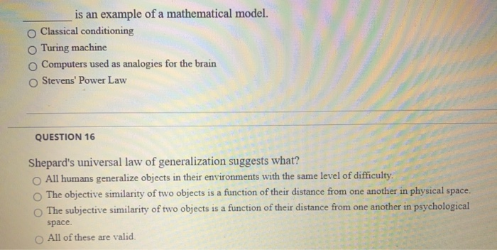 Solved is an example of a mathematical model. Classical | Chegg.com
