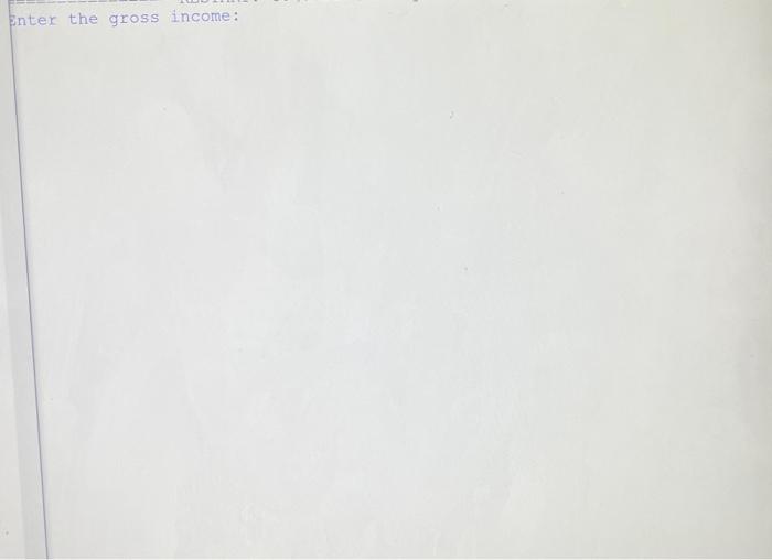 Solved Write A Gui Based Program That Implements The Tax 8731