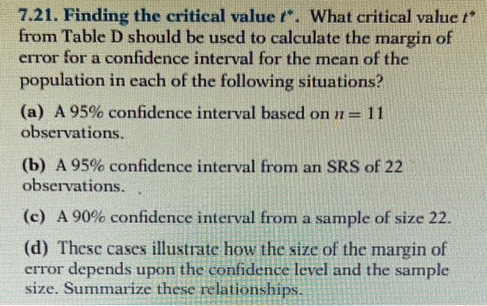 Solved 7.21. Finding the critical value r*. What critical | Chegg.com