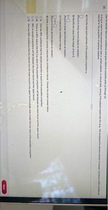 Solved Use the satipes fote and corfidente level given below | Chegg.com
