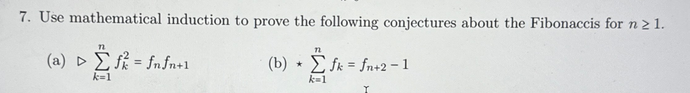 Use mathematical induction to prove the following | Chegg.com