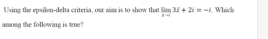 Solved Using the epsilon-delta criteria, our aim is to show | Chegg.com