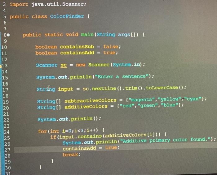 Solved i need help finishing this code im not getting the | Chegg.com