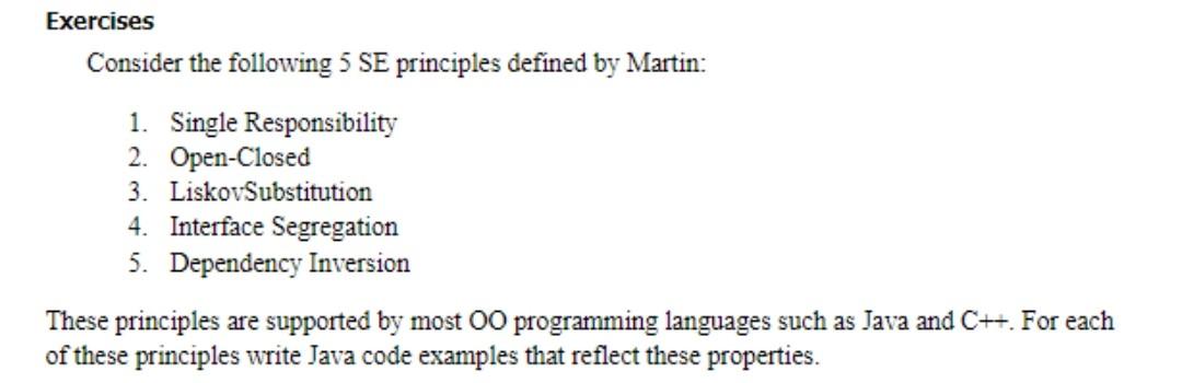 Solved Please write the java codes for 1-5. label them and | Chegg.com