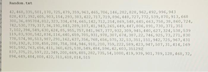 Solved Numeric Processing You will find a file named | Chegg.com