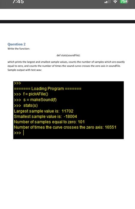 Solved def steps(seund): which maximizes the first third, | Chegg.com