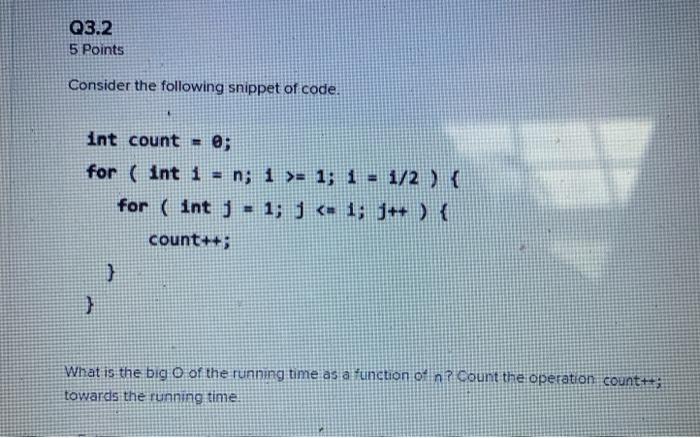 Solved Give the tilde and the big o notation for each of the | Chegg.com