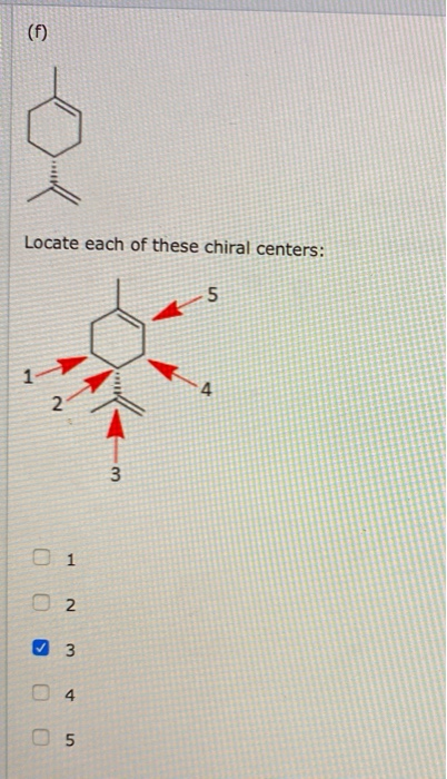 Solved (e) *** Br Locate each of these chiral centers: 2. 1 | Chegg.com