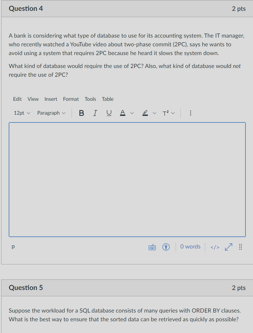Solved Answer Questions 4 ﻿and 5Question 5Suppose the | Chegg.com