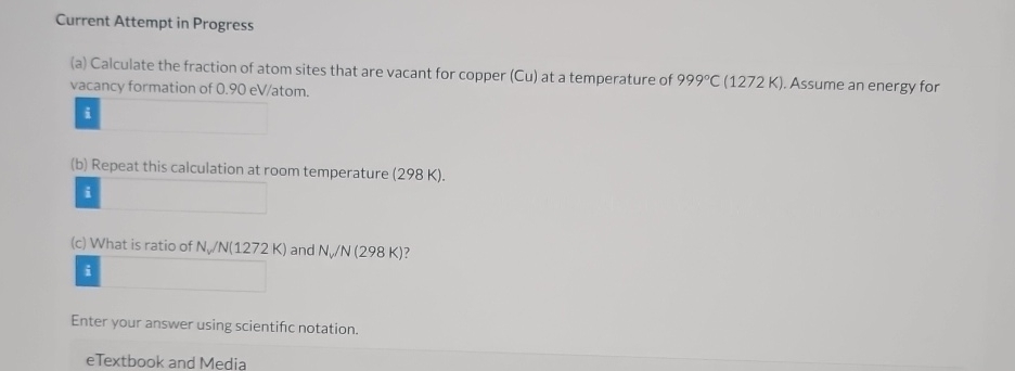 Current Attempt in Progress(a) ﻿Calculate the | Chegg.com