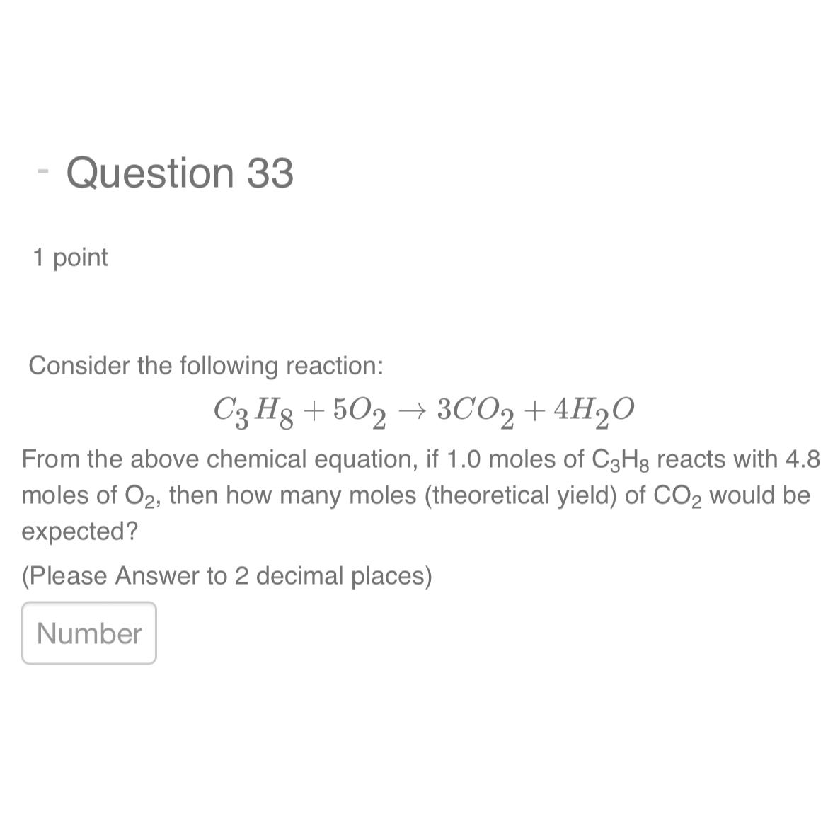 Solved Question 331 pointConsider the following | Chegg.com Solved Question 331 pointConsider the following | Chegg.com