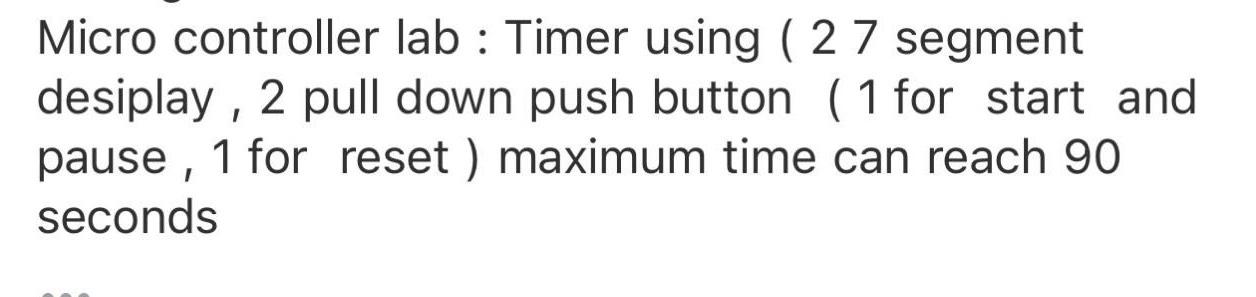 Solved microprocessor lab i need the code on microship | Chegg.com
