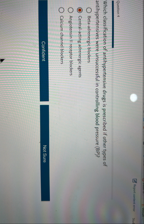 Solved Report content errorStudQuestion 4Which | Chegg.com