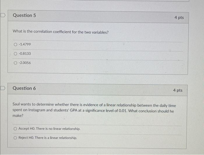 Solved Use the following problem statement to answer | Chegg.com