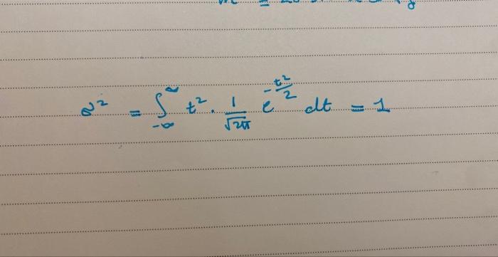 Solved please prove that the standard devation of normal | Chegg.com