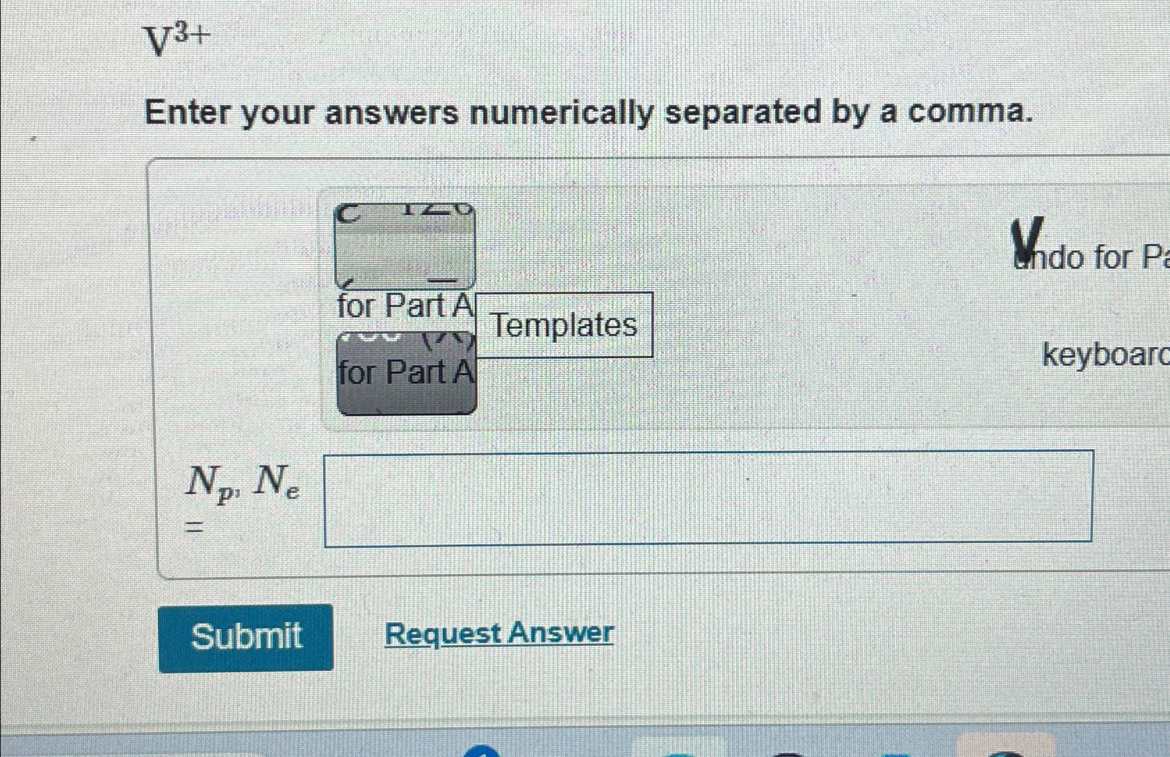 Solved V3+Enter your answers numerically separated by a | Chegg.com