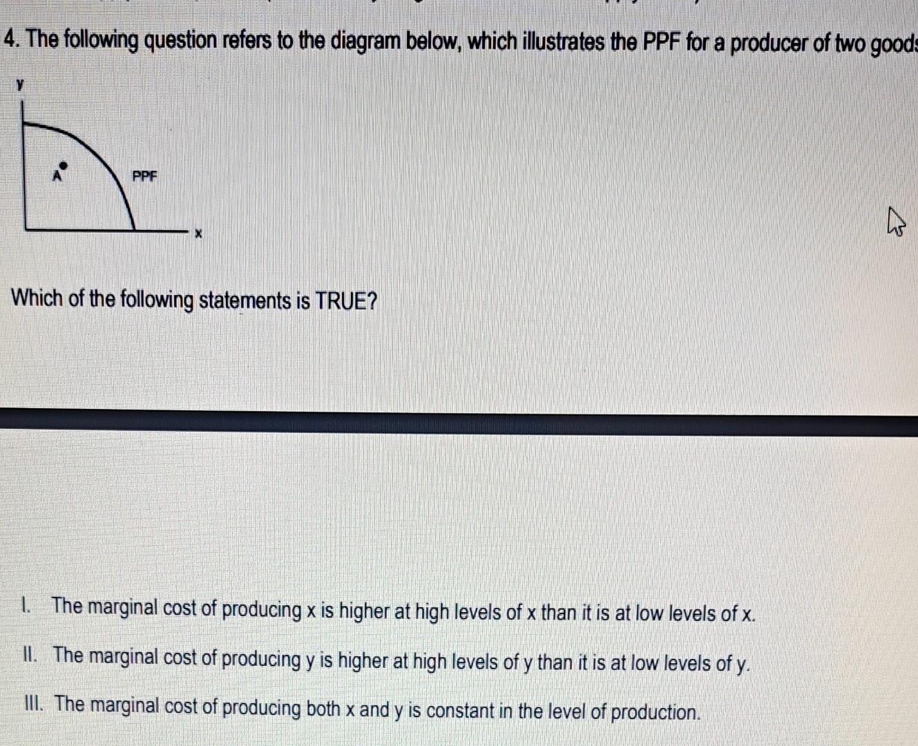 Solved 4. The following question refers to the diagram | Chegg.com