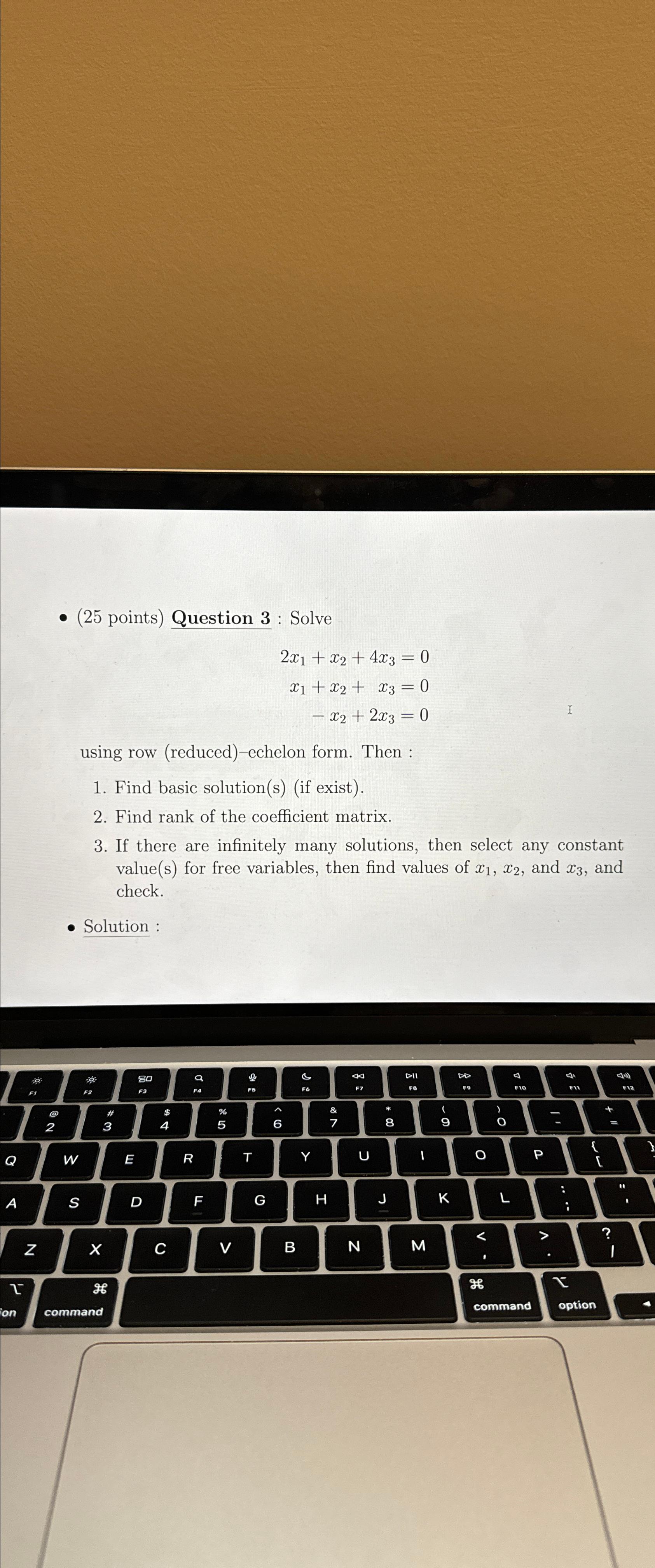 Solved (25 points) Question 3 : | Chegg.com Solved (25 points) Question 3 : | Chegg.com