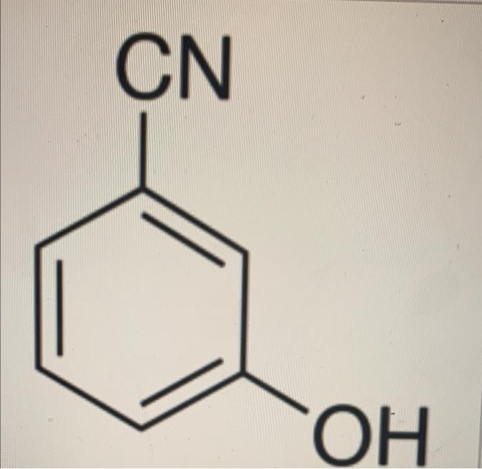 Solved based on rhis hnmr for 3-cyanophenol please help me | Chegg.com