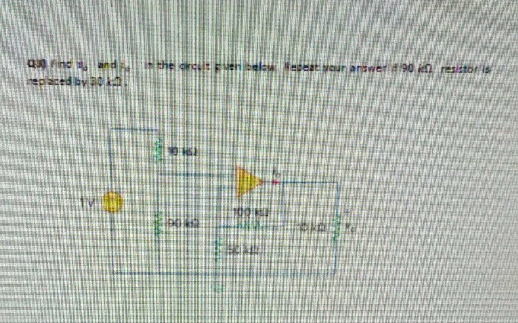 Solved Find v0 and i0 in the circuit below. Repeat your | Chegg.com